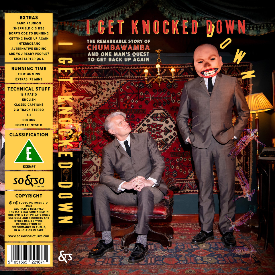 Dunstan Bruce, former member of CHUMBAWAMBA: I Get Knocked Down *DVD*